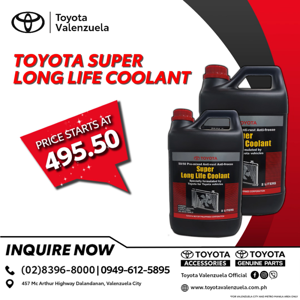 TOYOTA Super Long Life Coolant - Toyota Valenzuela